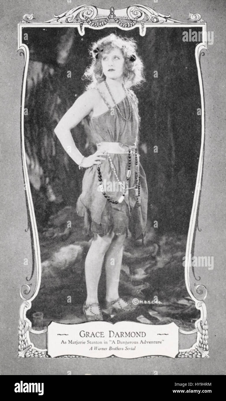 This set of postcards features Grace Darmond, a silent film actress ...