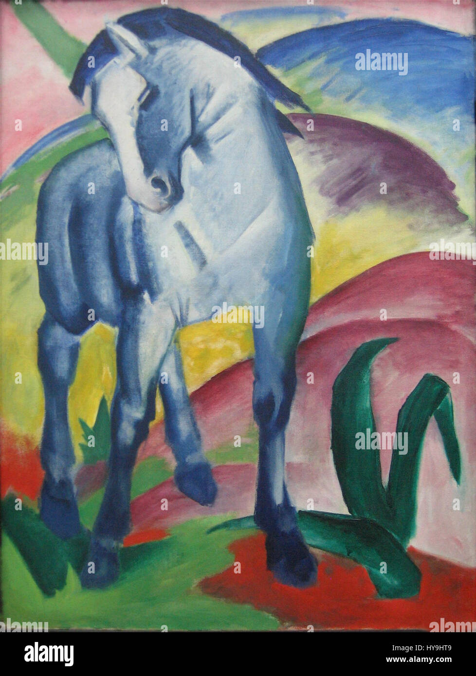 Horse in a landscape franz marc hi-res stock photography and images - Alamy