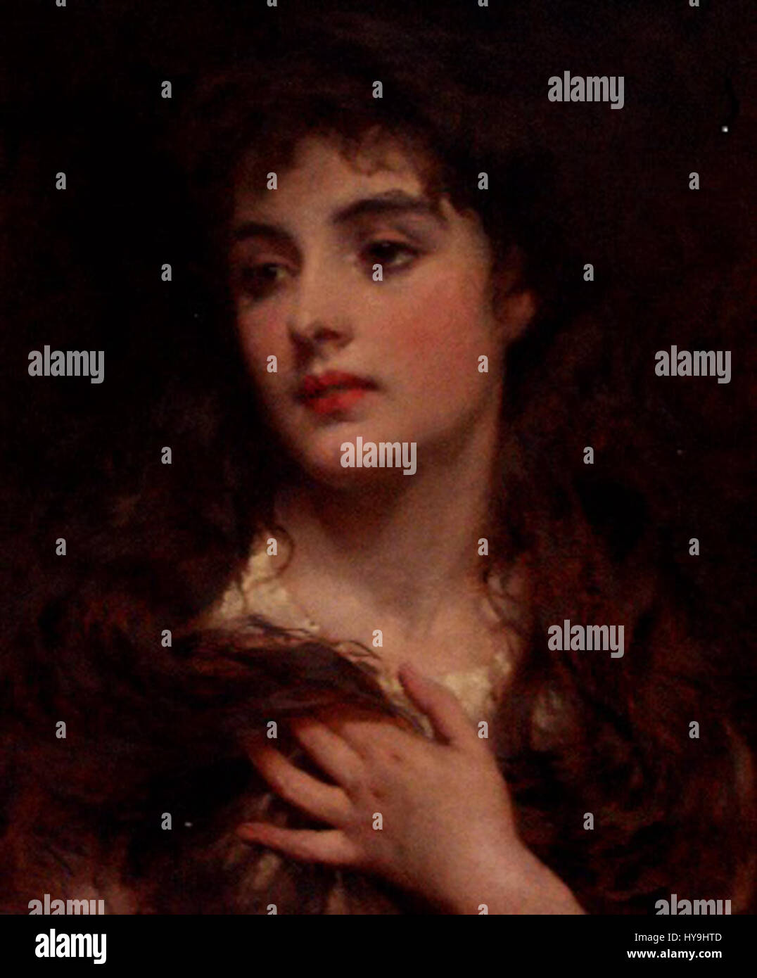 This portrait by George Elgar Hicks captures the dignified expression ...