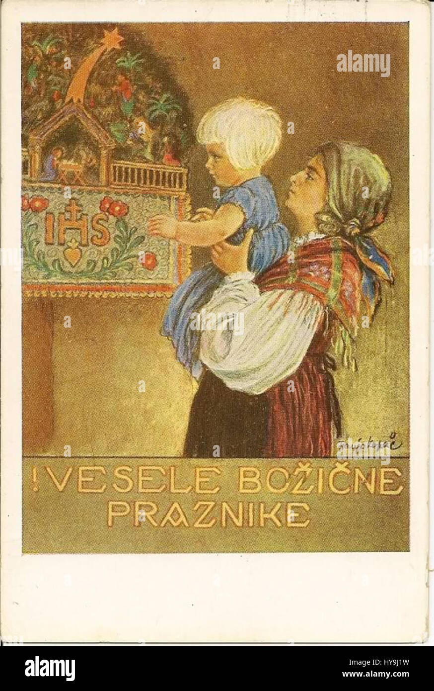 The Franjo Kopa postcard 43 features a detailed and artistic depiction ...