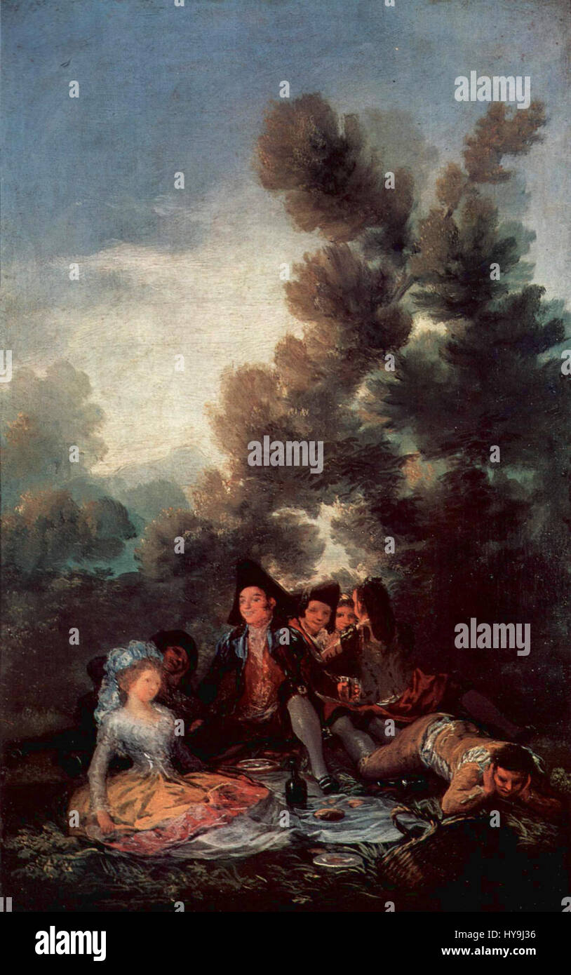 A work by Francisco de Goya y Lucientes, a Spanish Romantic painter ...