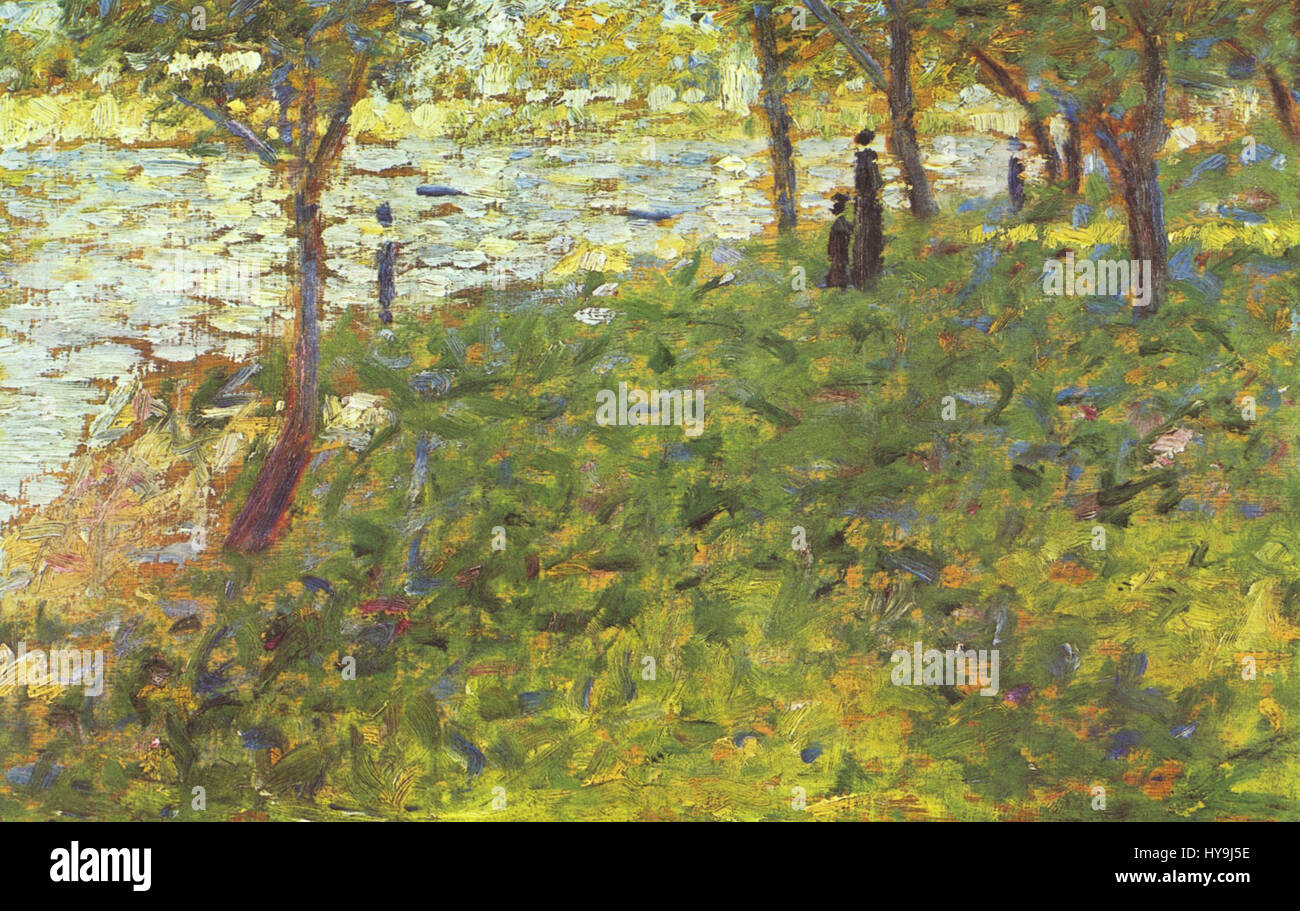 Georges Seurat's '051' is a pointillist painting that showcases his ...
