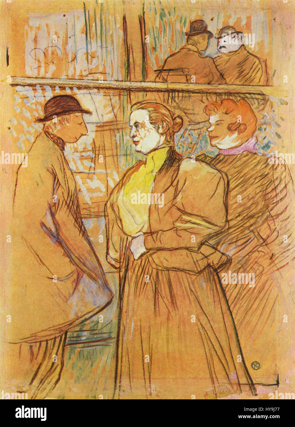 This artwork by Henri de Toulouse-Lautrec is an example of his ...