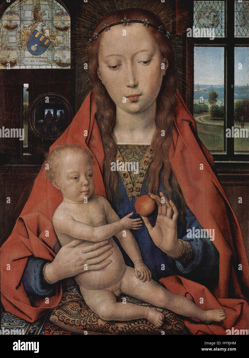 A portrait attributed to the early Netherlandish painter Hans Memling, known for his detailed ...