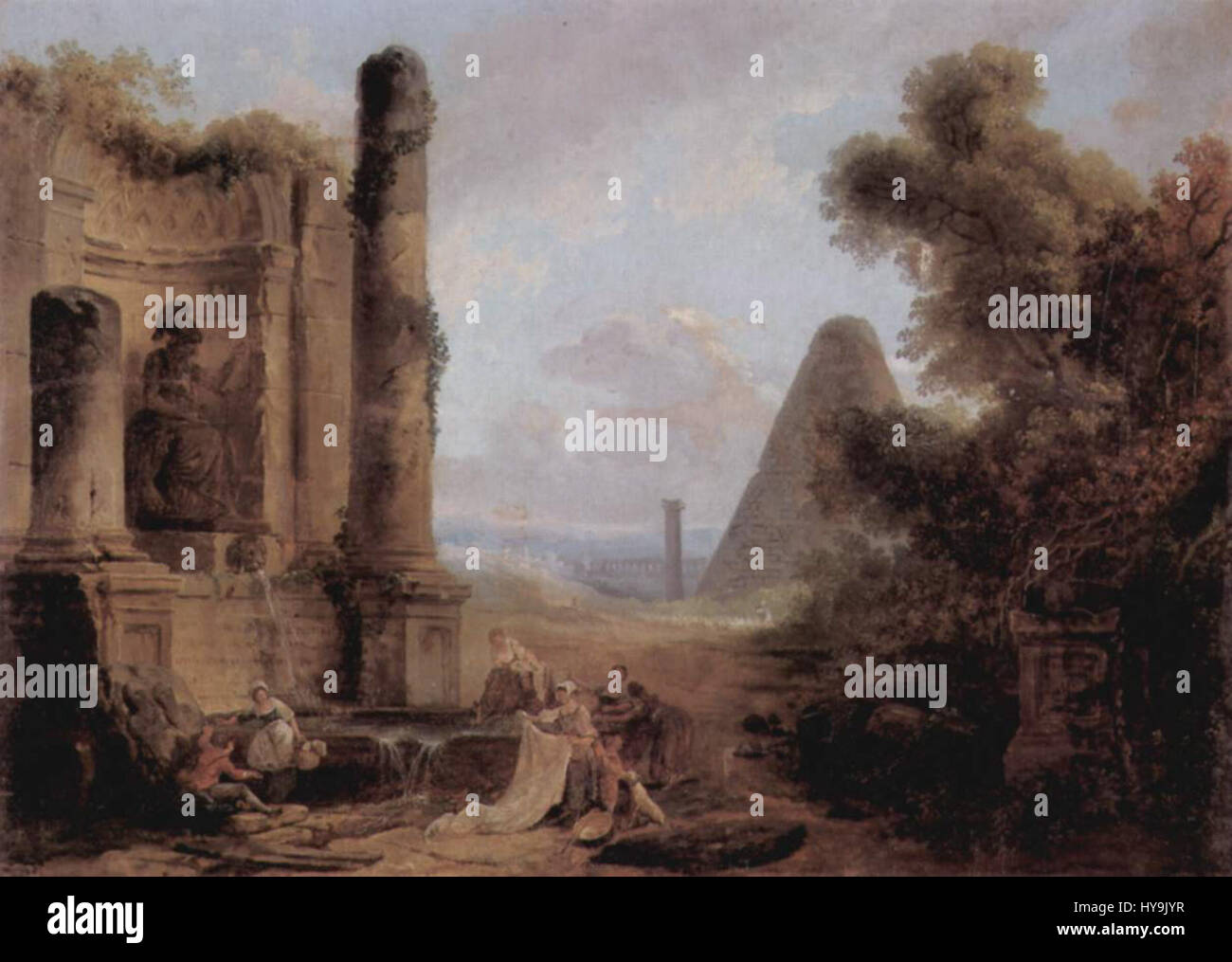 Hubert Robert was a French painter of the 18th century known for his ...