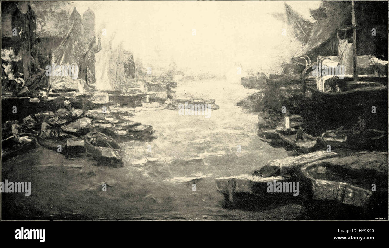 Jan Toorop’s 'De Thames' is a painting reflecting the artist’s ...