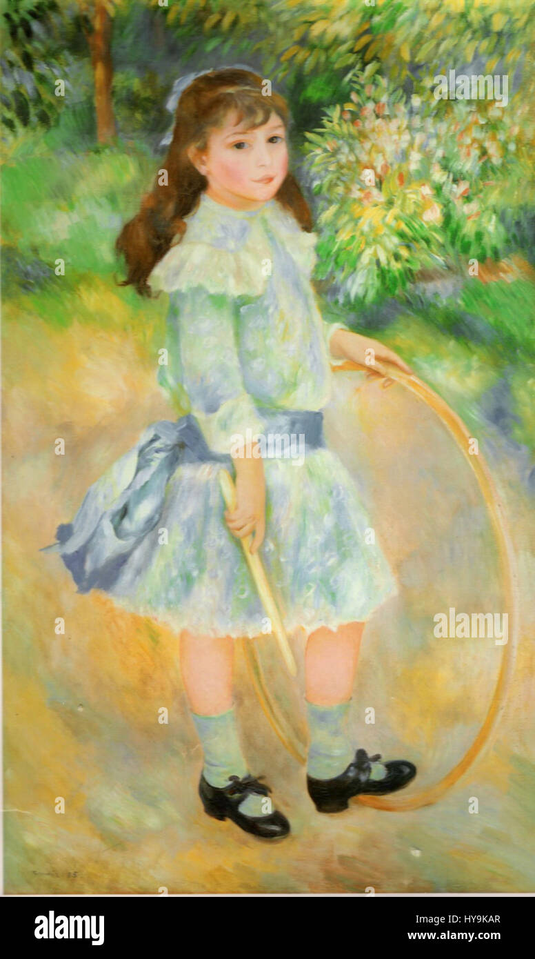 Girl with a hoop hi-res stock photography and images - Alamy