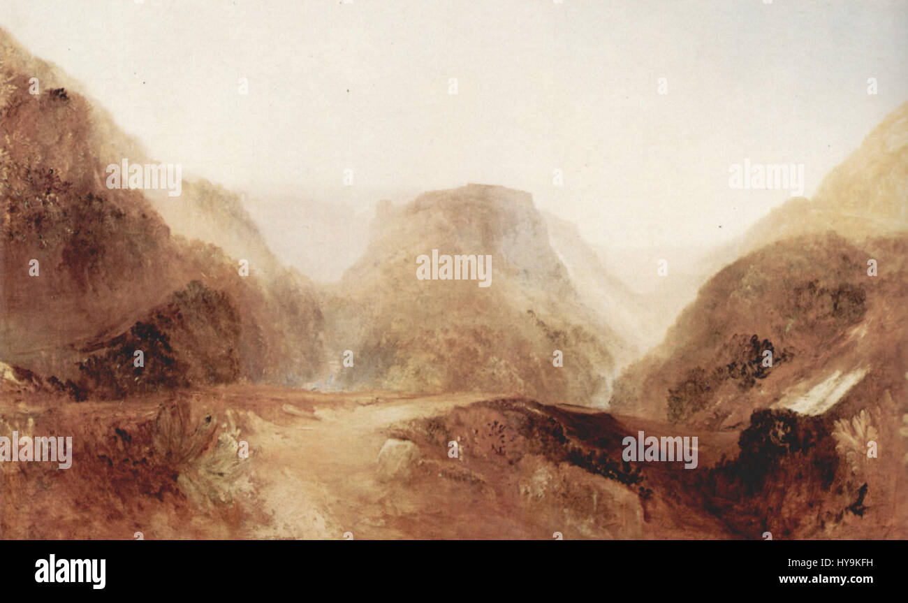 Joseph Mallord William Turner's work, captured in this image, reflects ...