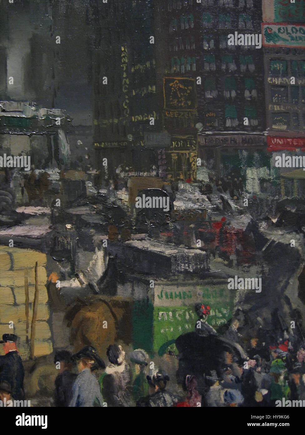 George Bellows’ *New York* captures the energy and dynamism of urban ...