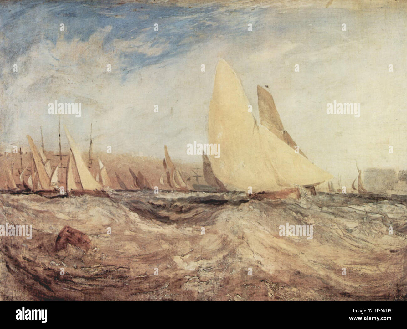 Joseph Mallord William Turner, known for his romantic landscapes and ...