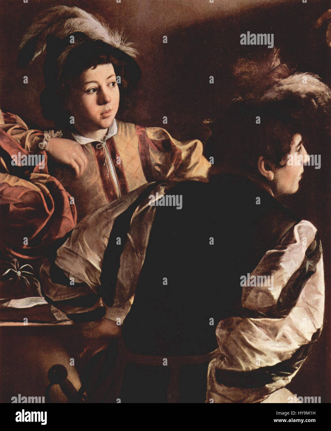 A painting by Michelangelo Caravaggio, titled '042,' showcases his mastery of chiaroscuro and ...