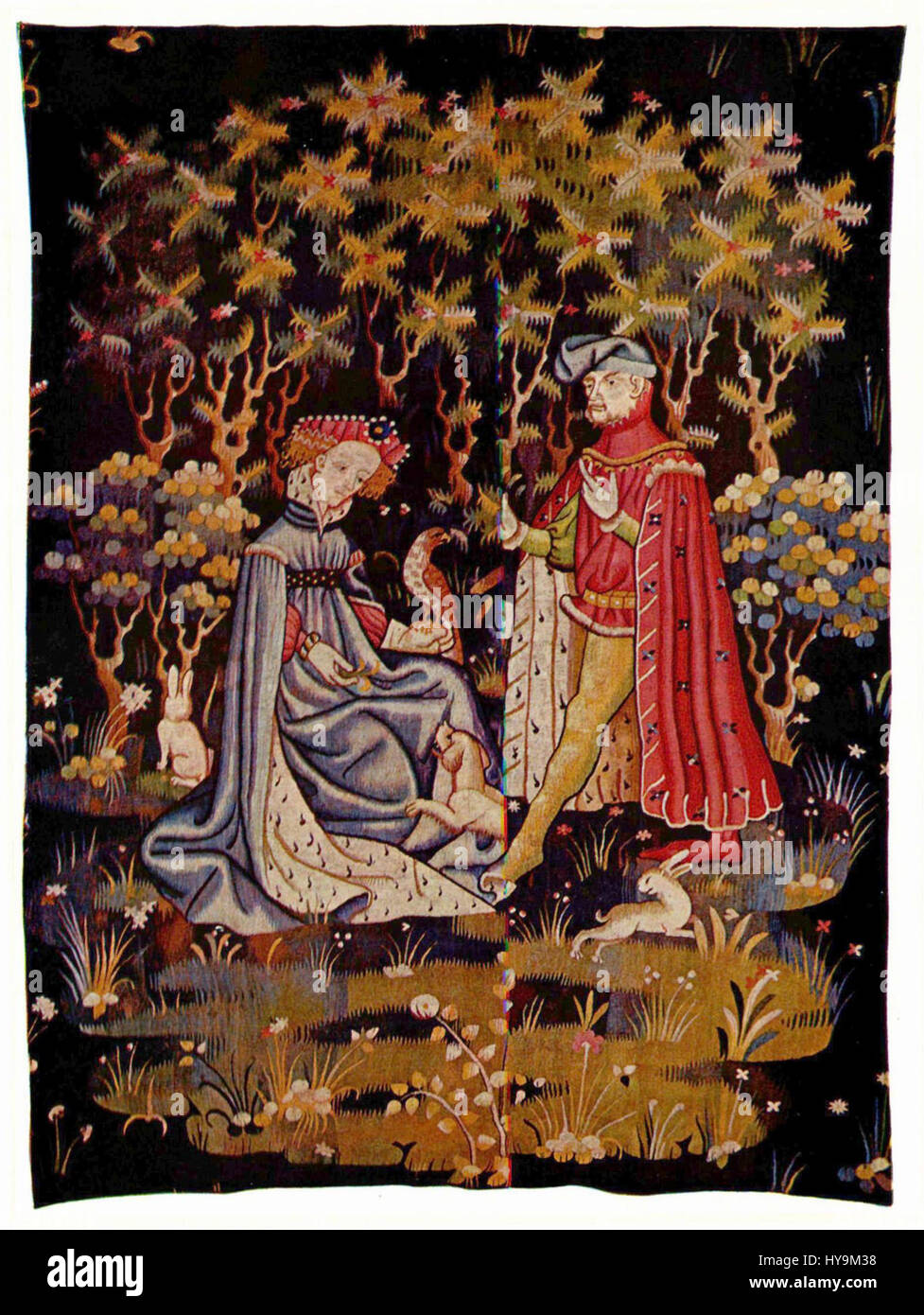 A piece attributed to the Meister der Schule von Arras, a 15th-century ...