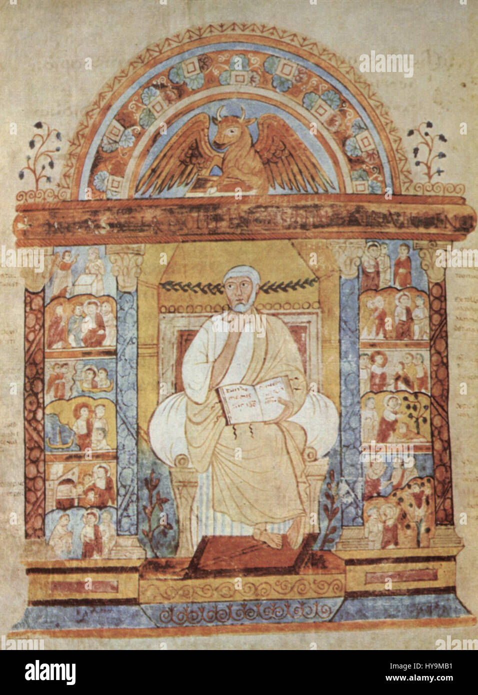 Meister des Evangelienbuches des Heiligen Augustinus 001 Stock Photo ...