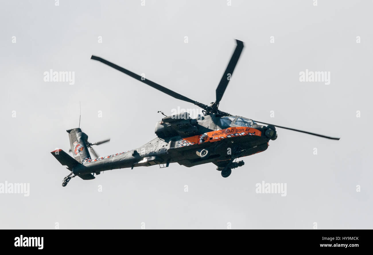 Royal Netherlands Air Force Ah-64 Apache Stock Photo - Alamy