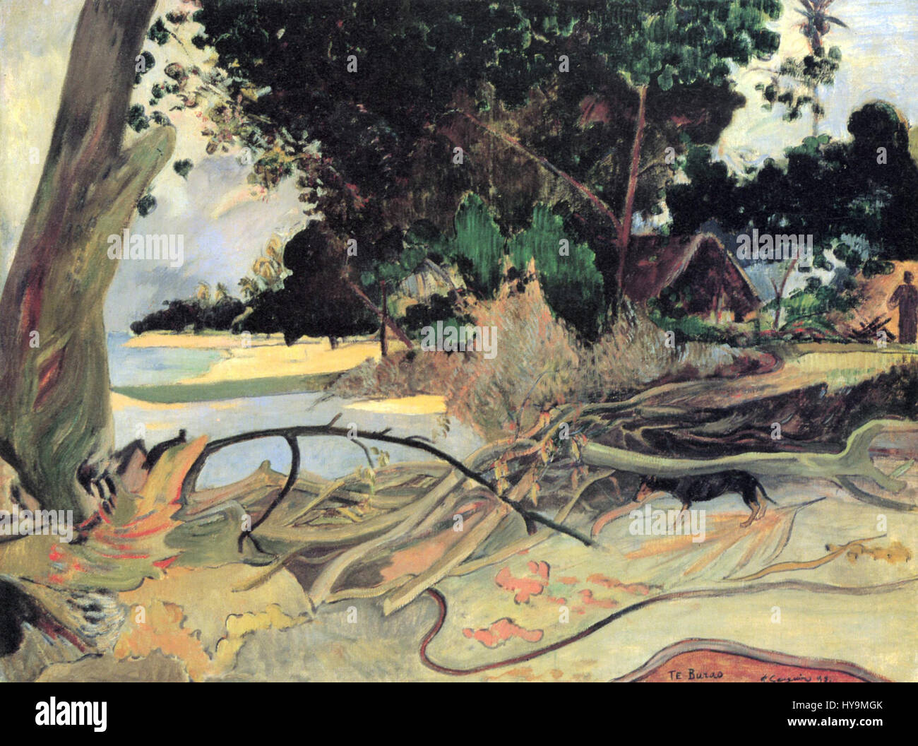 This work by Paul Gauguin, one of the leading figures of Post ...