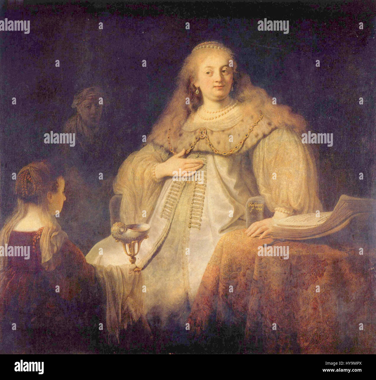 Rembrandt Harmensz. van Rijn, a Dutch Baroque master, painted works ...