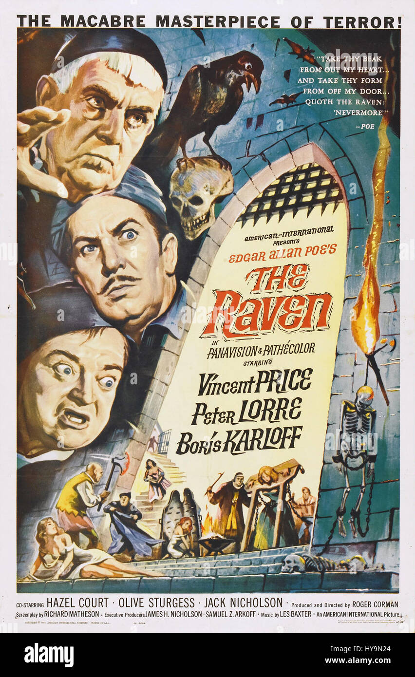 The 'Raven Poster' is a visual representation inspired by Edgar Allan ...