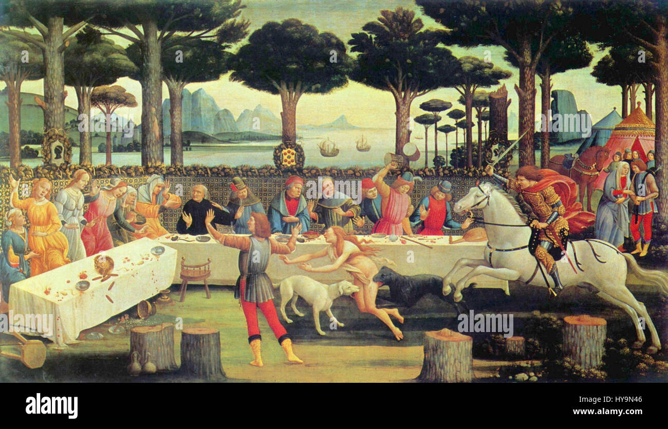 This artwork by Sandro Botticelli represents one of the artist's ...