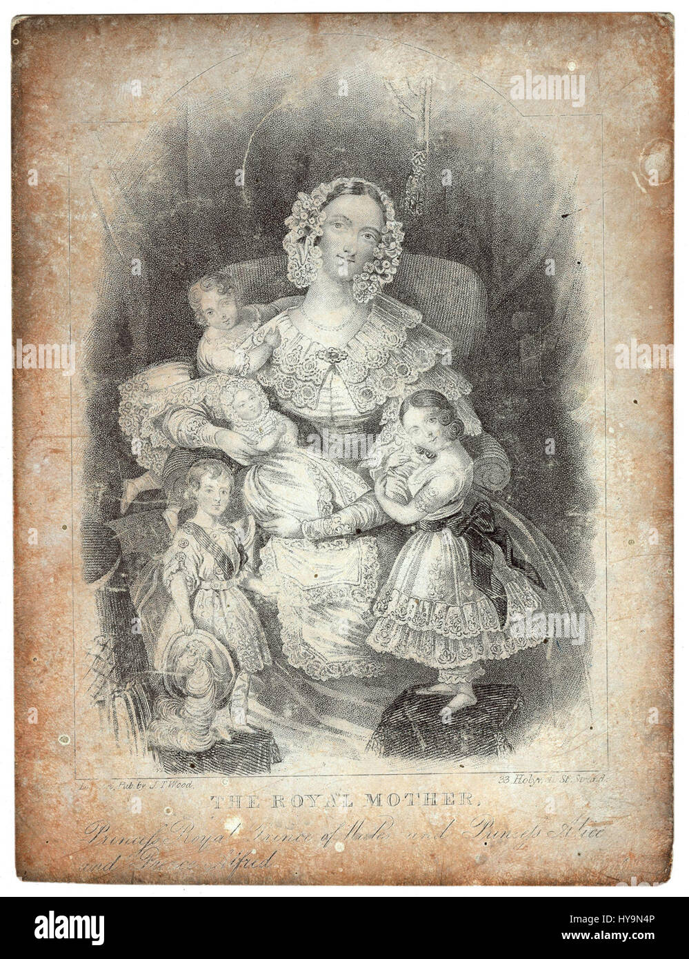 'The Royal Mother' is likely a portrait or sculpture of a royal ...