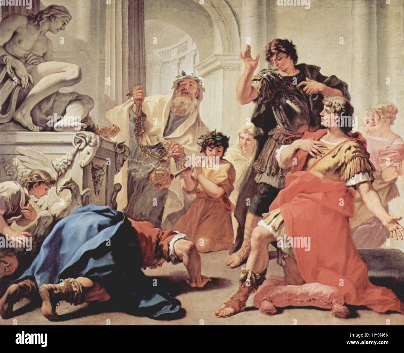 Sebastiano Ricci (1659-1734) was an Italian Rococo painter known for ...