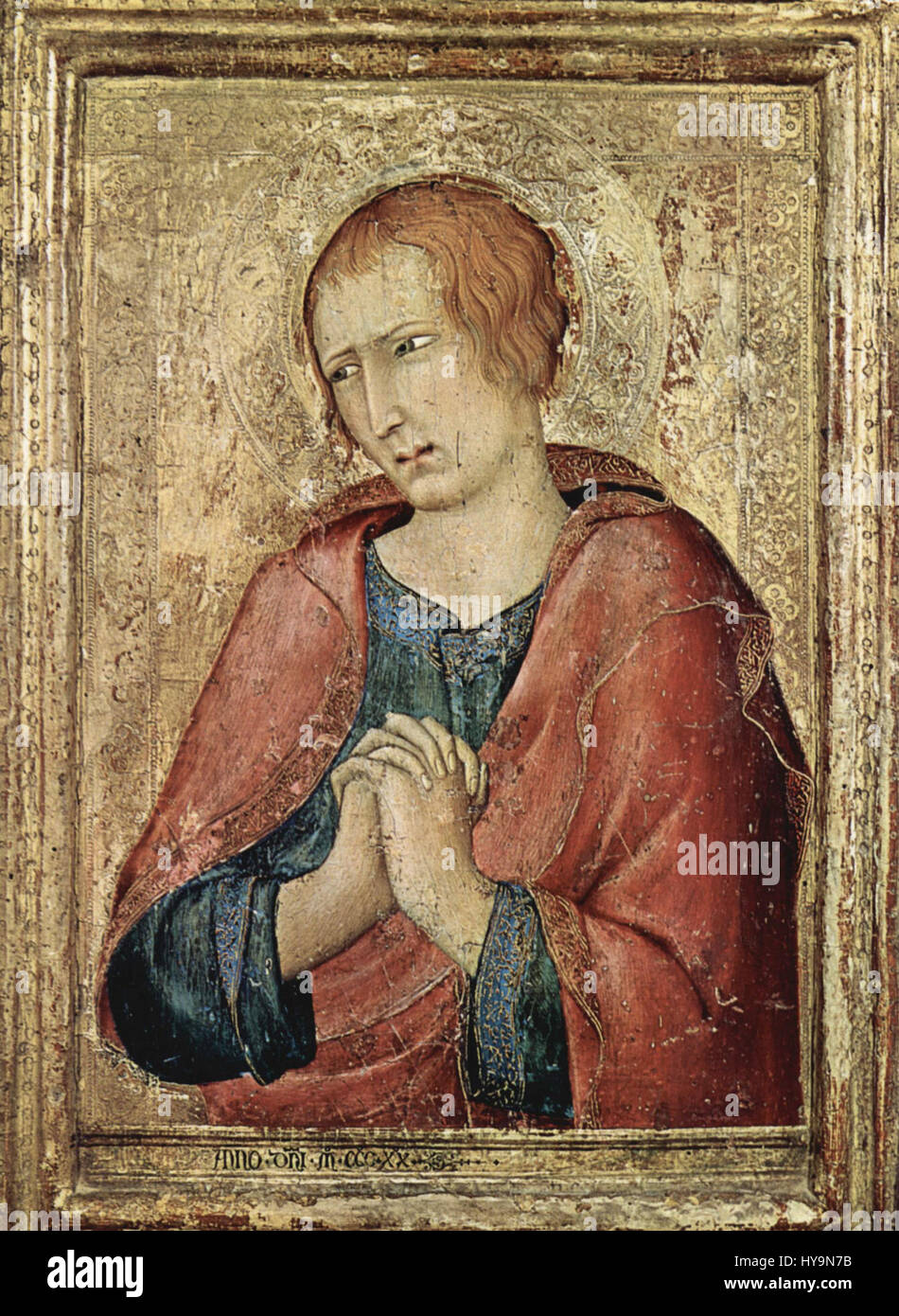 Simone Martini’s artwork, labeled '058,' likely refers to one of his ...