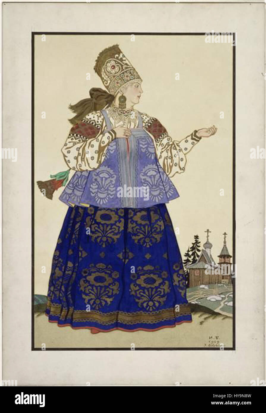 Ivan Bilibin was a Russian artist known for his illustrations of ...