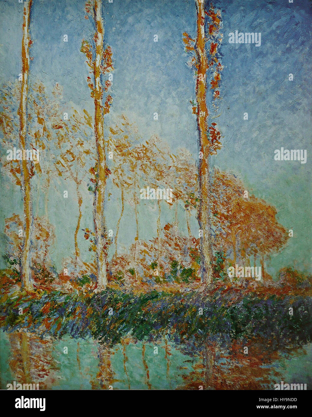 Les peupliers claude monet hi-res stock photography and images - Alamy