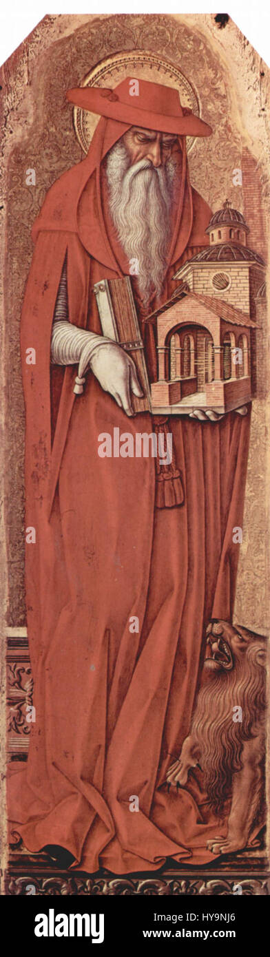 This painting by Carlo Crivelli, an Italian Renaissance artist, is a ...