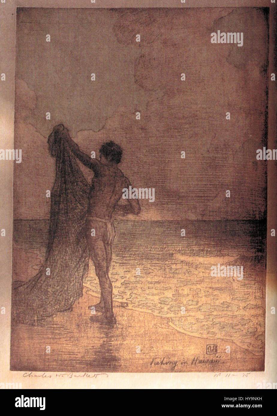 Hand colored etching print hi-res stock photography and images - Alamy