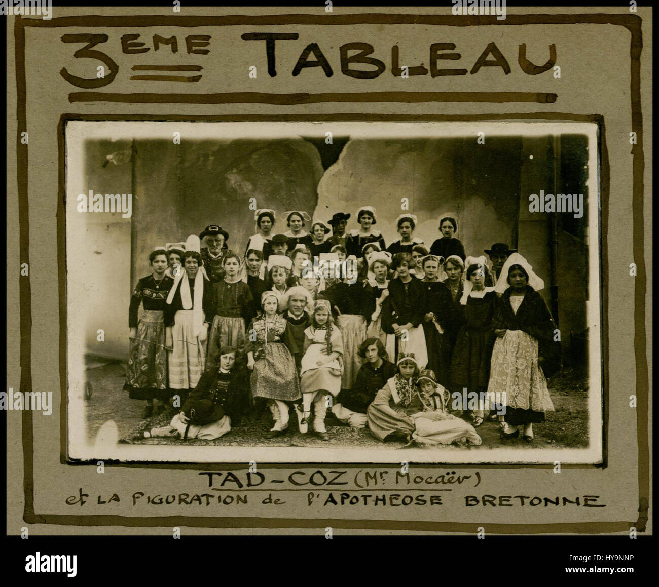 'Acteurs Oh Ys' is a French painting by Maurice Marchand that showcases ...