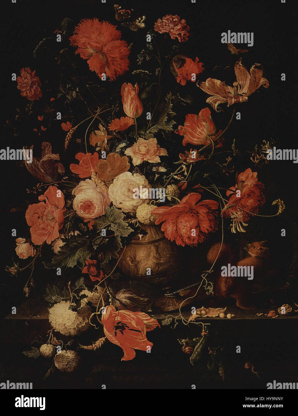 Abraham Mignon was a 17th-century Dutch still life painter known for ...