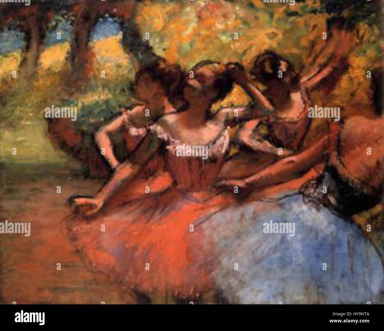 Edgar Degas' '4 bailarinas' is one of his famous works featuring ...