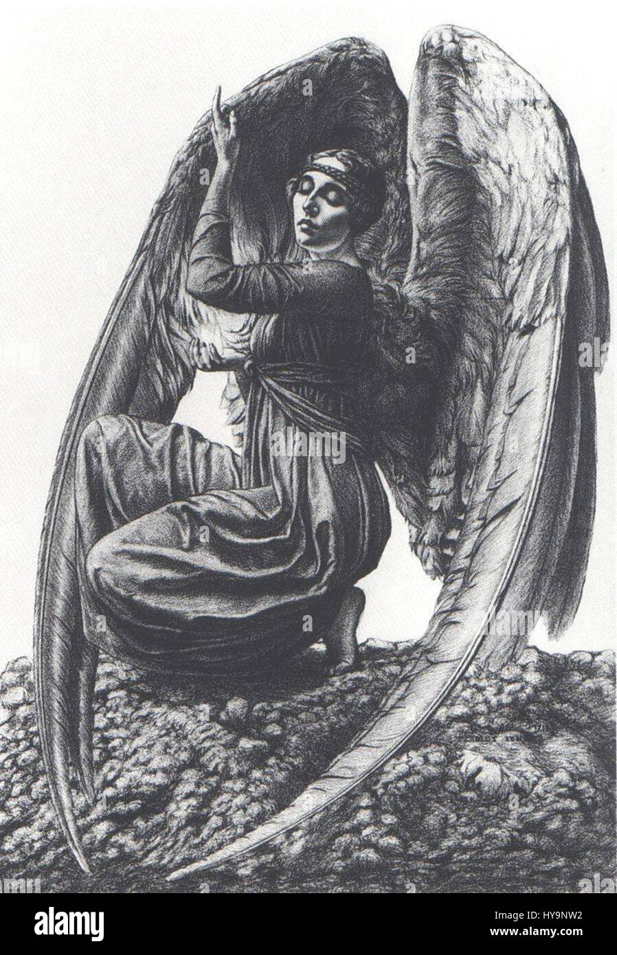 'Ange de la Mort' is a symbolic representation of the Angel of Death, a ...