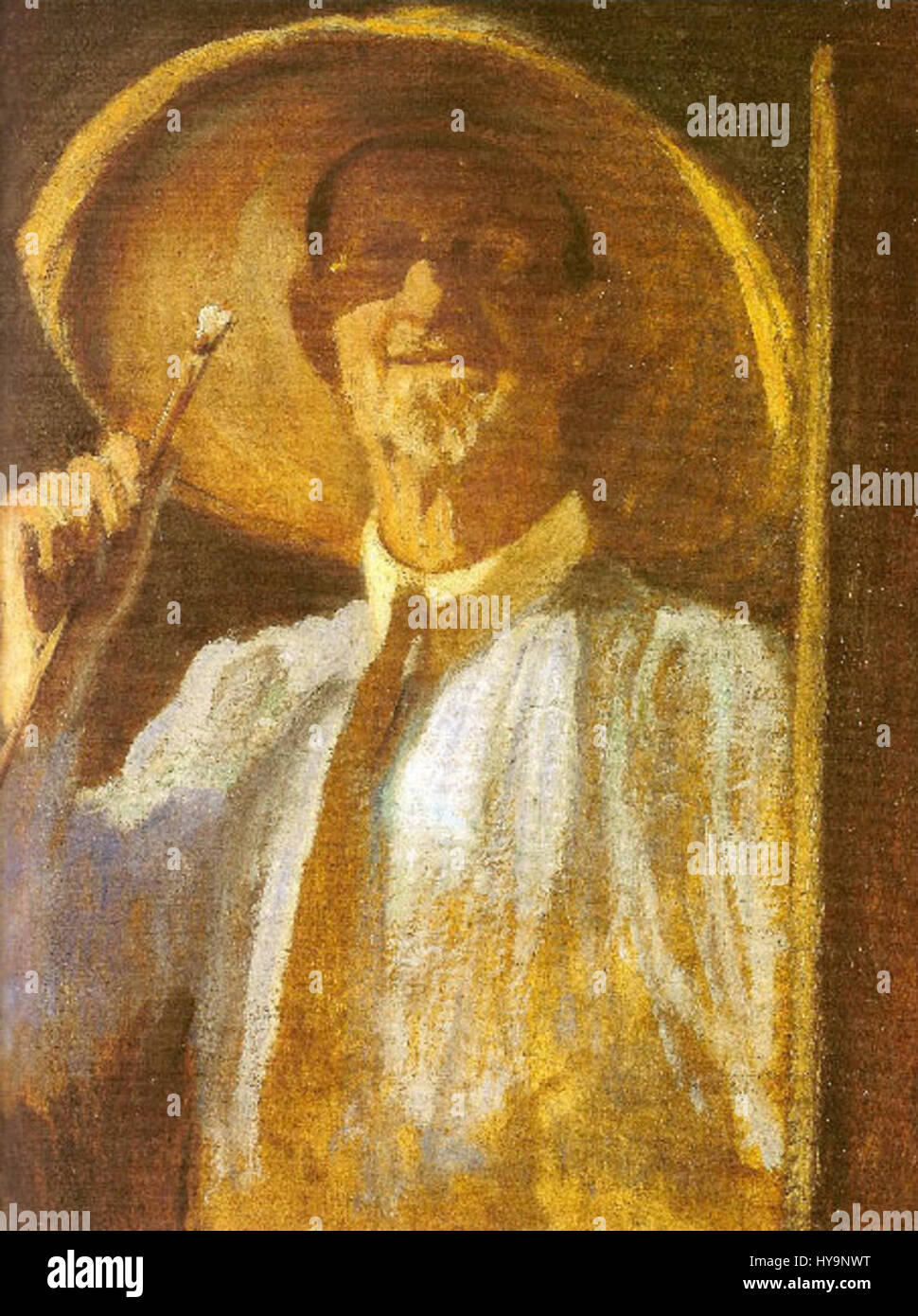 Alfredo Andersen's 1932 self-portrait 'Auto retrato' reflects the ...