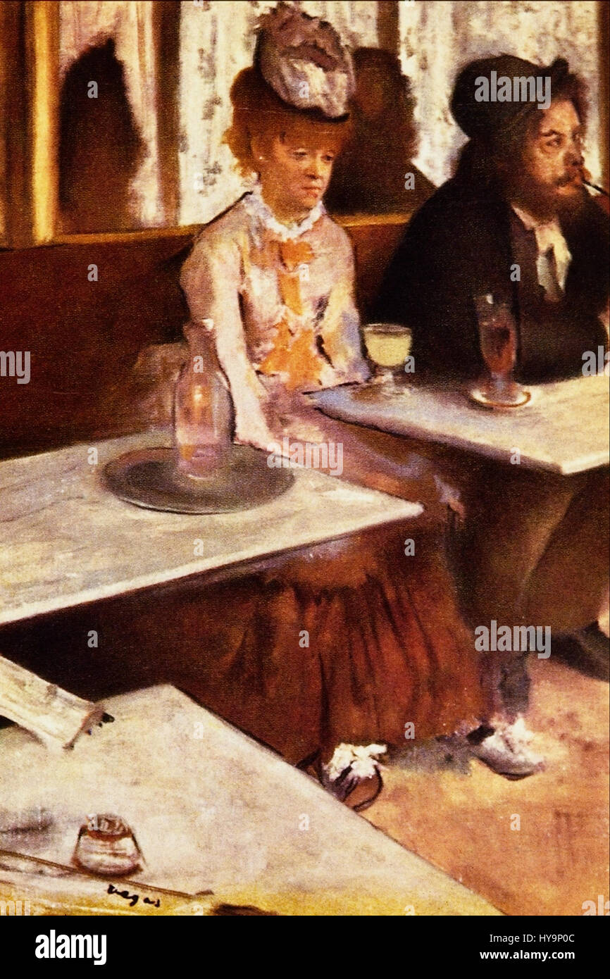Edgar degas absinthe hi-res stock photography and images - Alamy