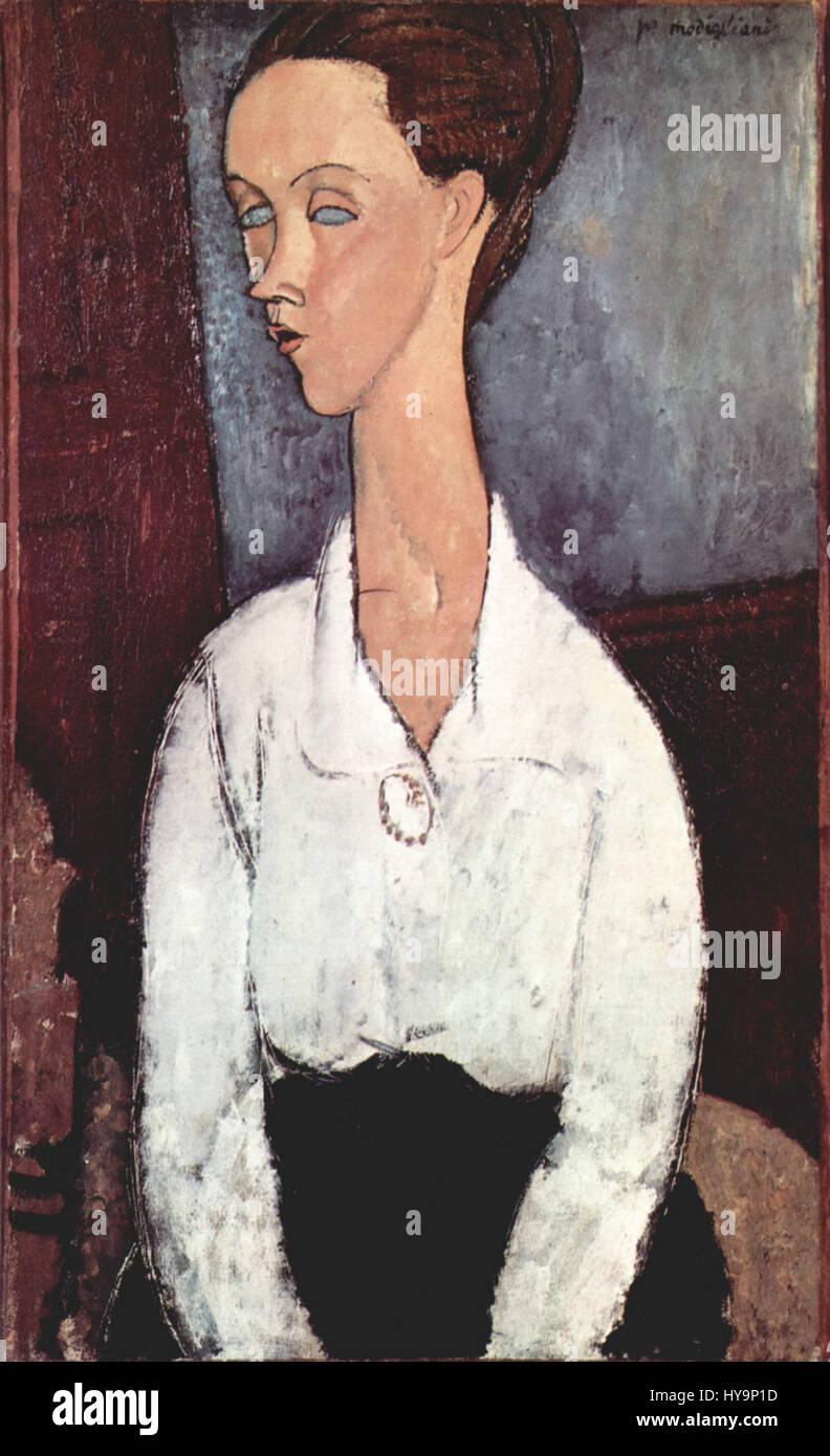 This portrait by Amedeo Modigliani, a celebrated Italian artist ...
