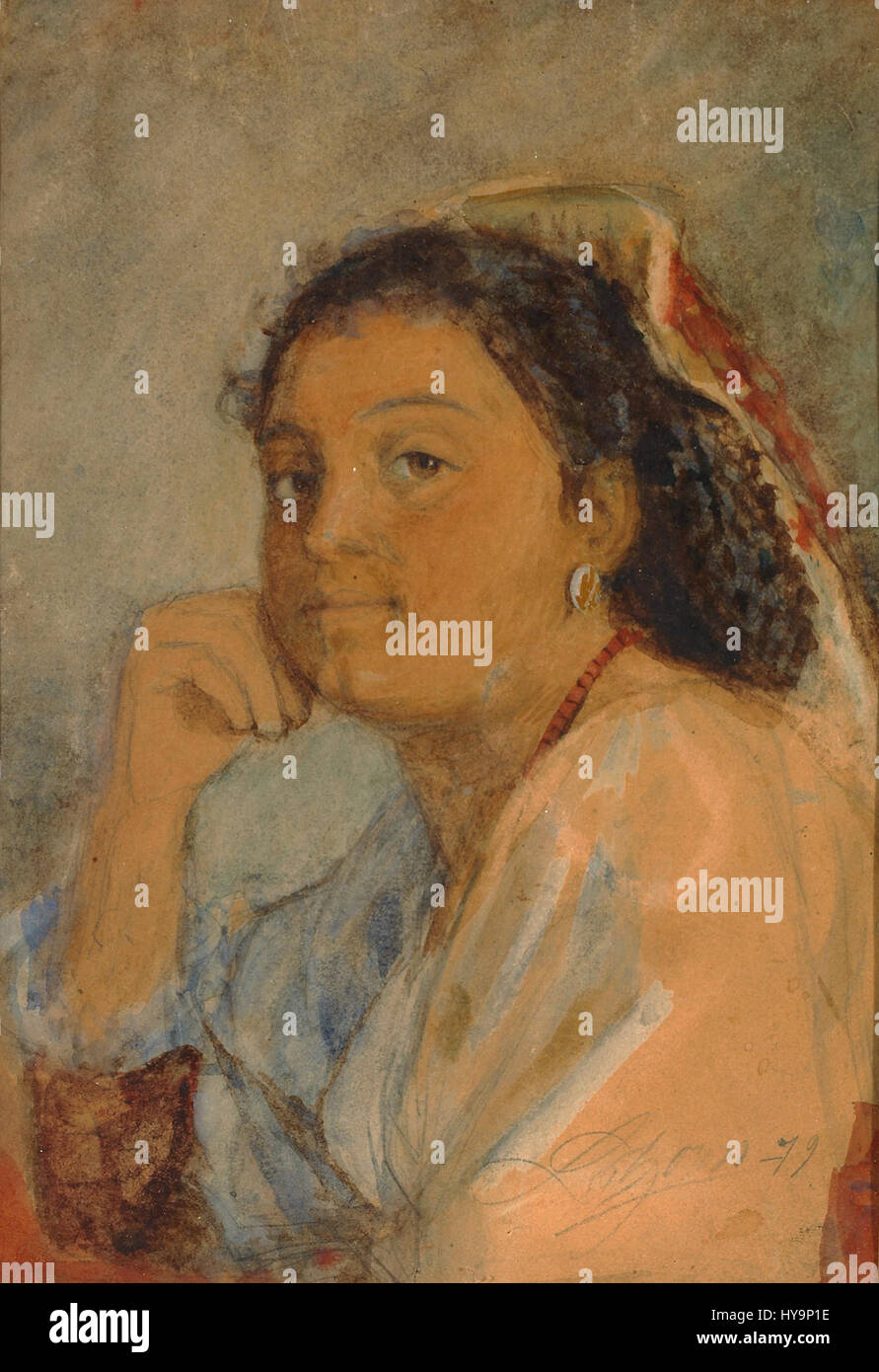 'Spanjorska' by Anders Zorn is a vibrant portrait depicting a Spanish ...