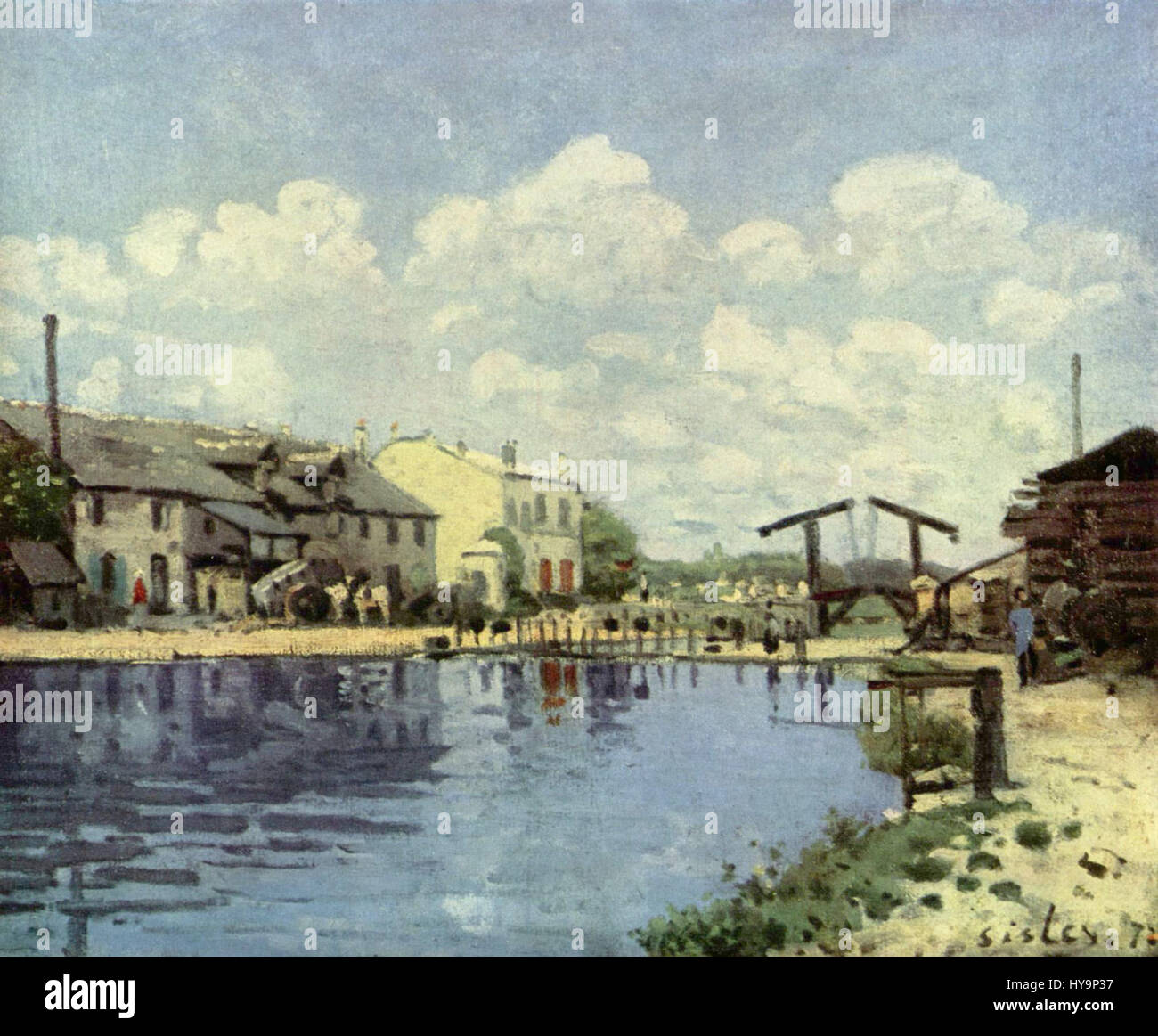 Alfred Sisley, a prominent French Impressionist painter, is known for ...