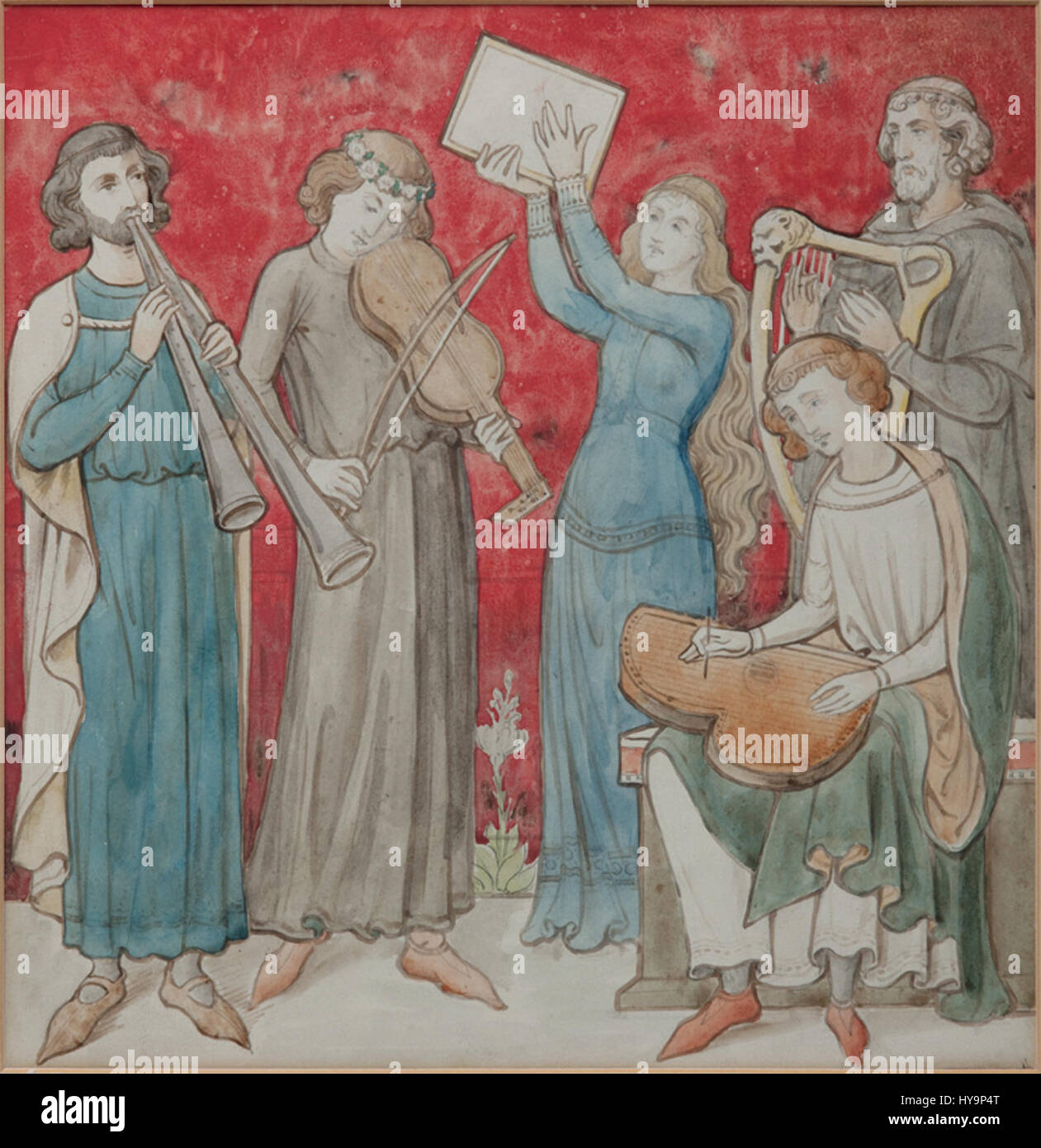 Pierre Cuypers' design for an allegory on music, housed in the ...