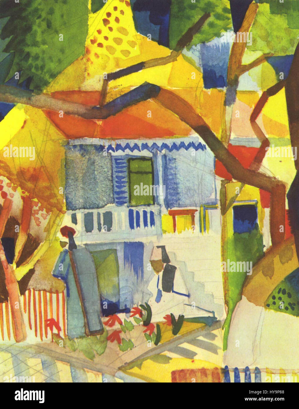 August Macke’s painting from his 022 series showcases the expressive ...