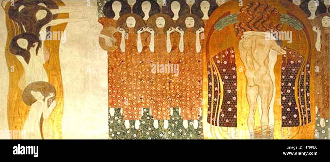 The 'Beethovenfries' (Beethoven Frieze) is a large decorative work ...