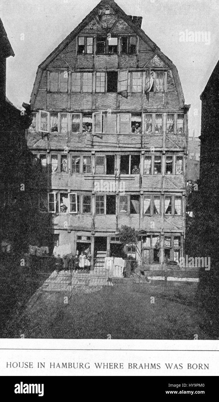 The birthplace of Johannes Brahms in Hamburg is a significant landmark ...