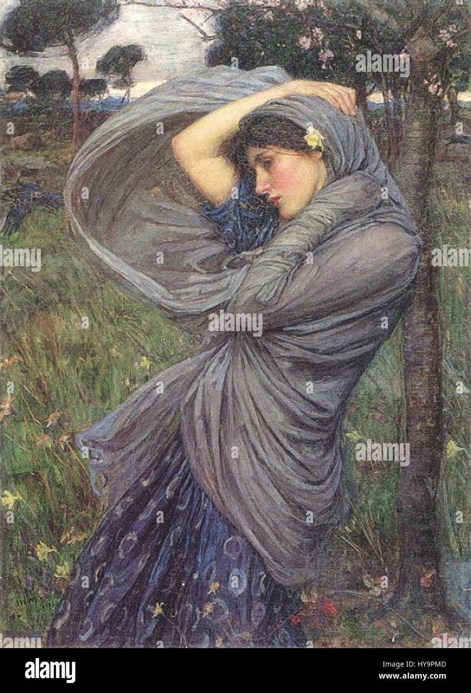 Boreas is the ancient Greek god of the north wind, often depicted as a ...