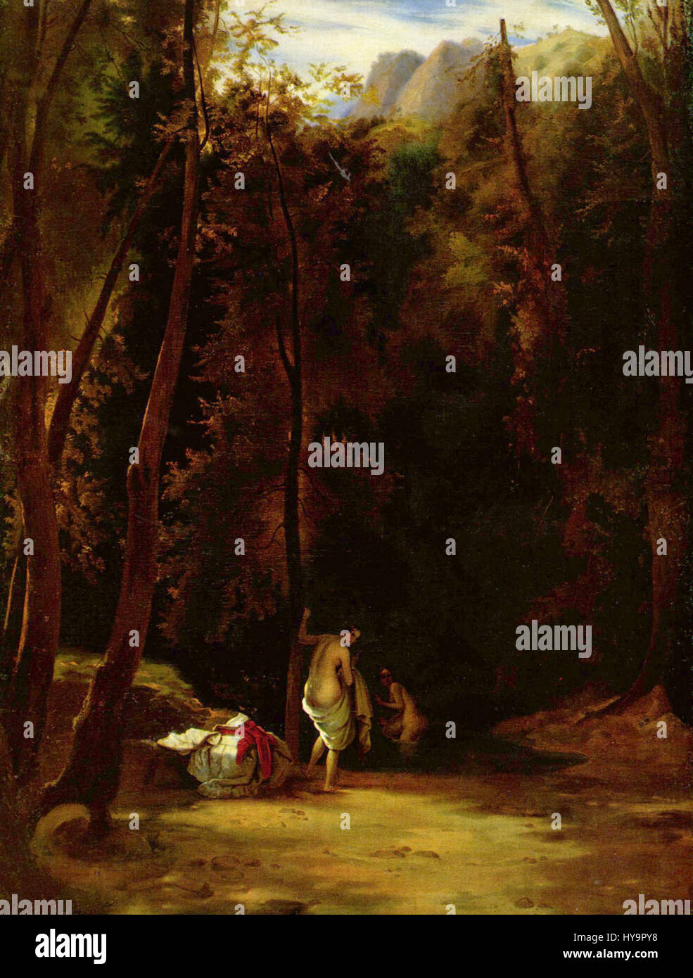 Carl Blechen's work, characterized by his detailed landscape paintings ...