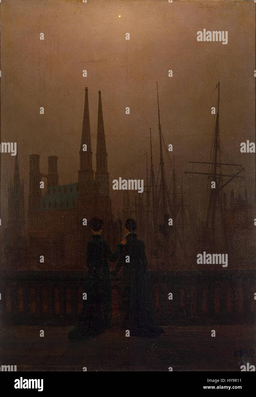 'Caspar David Friedrich 034' refers to one of Friedrich’s iconic works ...