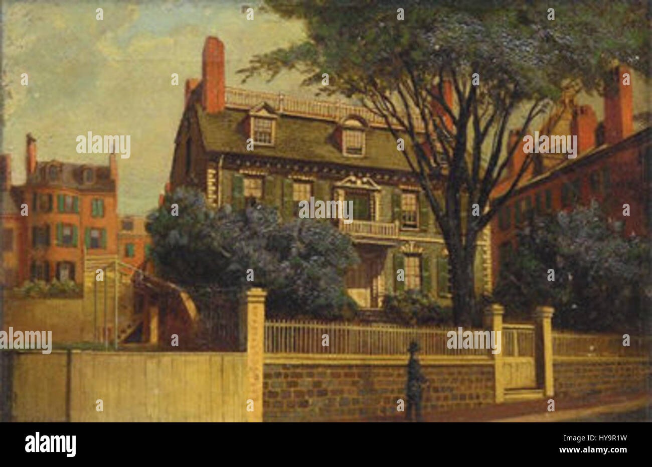 Charles Furneaux’s 'The Hancock House' is a detailed architectural ...