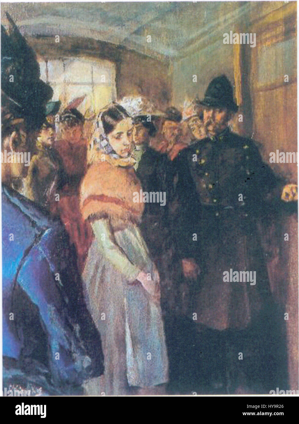 'Albertine in the Police Doctor's Waiting-Room' (1887) by Norwegian ...