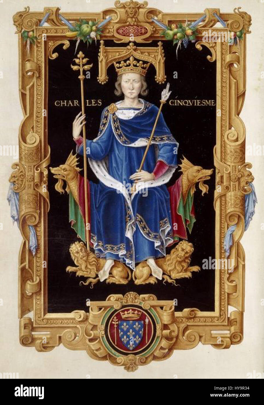 Charles V le Sage Stock Photo - Alamy