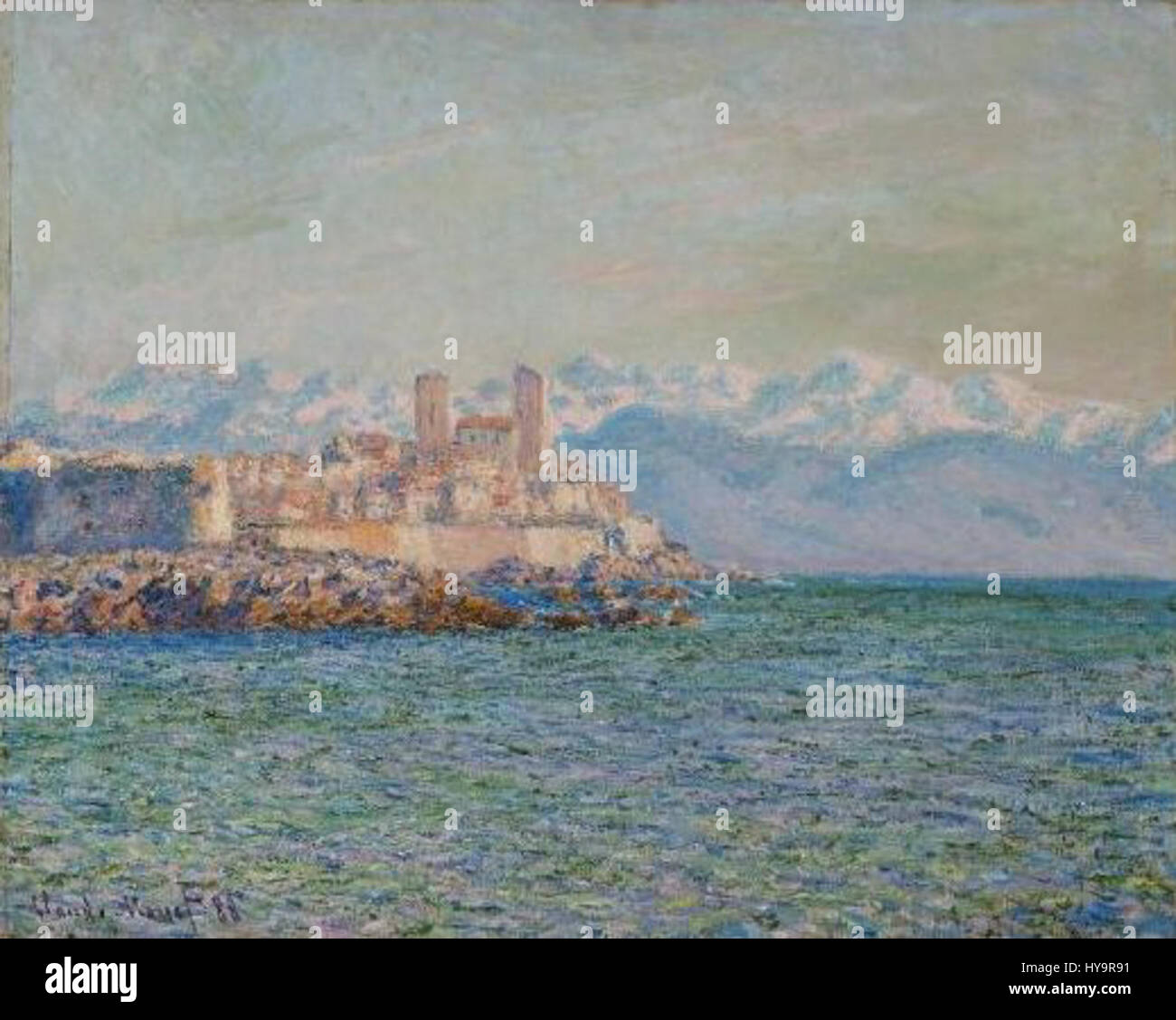 Claude monet antibes hi-res stock photography and images - Alamy