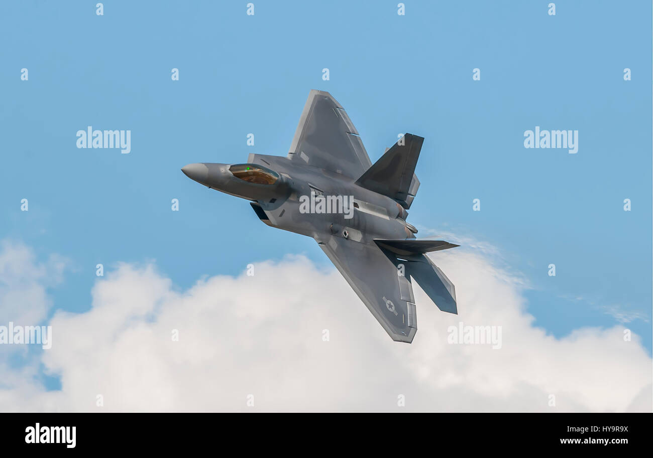 Lockheed Martin F22 Raptor Stock Photo - Alamy